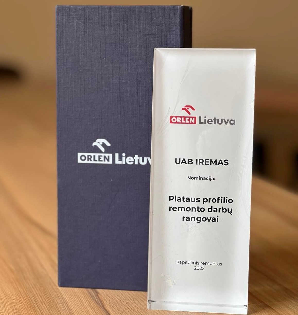 UAB "Iremas" was awarded a significant award for the company and its ...